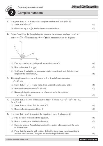 A Level Maths Assessments - C1-C4, D1, D2, FP1, FP2, M1, M2, S1, S2 ... A Level Maths Assessments - C1-C4, D1, D2, FP1, FP2, M1, M2, S1, S2 ...