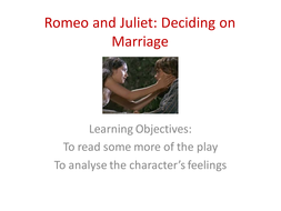 Romeo and Juliet: How is Love Presented? | Teaching Resources