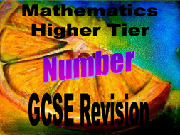 GCSE number revision | Teaching Resources