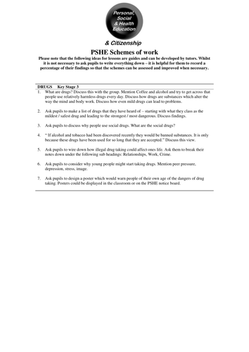 PSHE and Citizenship activities | Teaching Resources