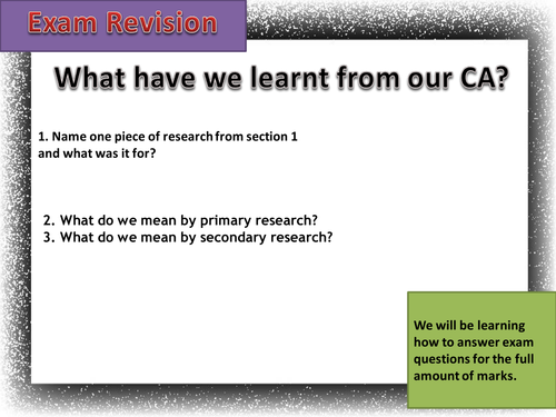Year 11 GCSE: How to answer exam questions | Teaching Resources