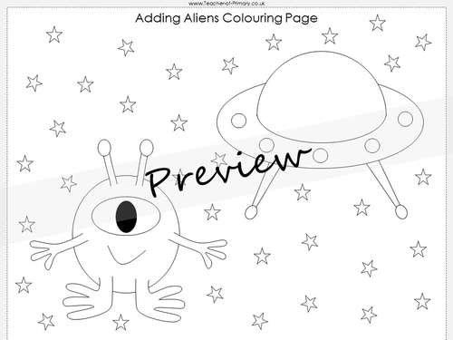 Adding Aliens - Adding Numbers to 20 - Year 1 | Teaching Resources