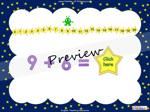 Adding Aliens - Adding Numbers to 20 - Year 1 | Teaching Resources