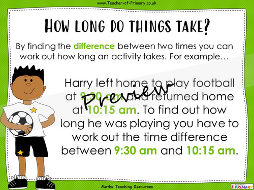 Comparing and Calculating Time - Year 3 | Teaching Resources