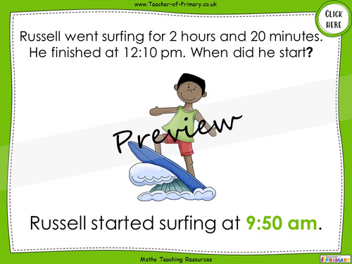 Comparing and Calculating Time - Year 3 | Teaching Resources