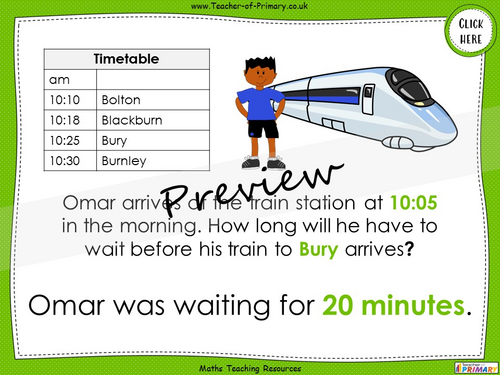 Comparing and Calculating Time - Year 3 | Teaching Resources