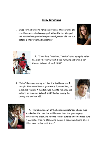 Year 9 PSHE scheme of work on safety and bullying | Teaching Resources