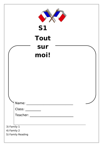 S1 French ASN Booklets | Teaching Resources