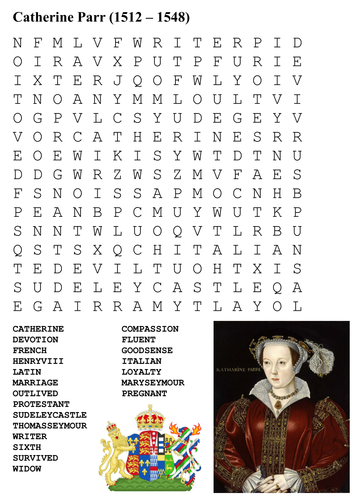 Henry VIII Wives Word Search Pack | Teaching Resources