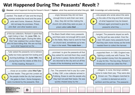 The Peasants' Revolt by Ichistory | Teaching Resources