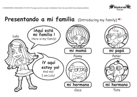 KS1-SPANISH: Level 1: My family | Teaching Resources