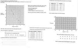 GCSE Mathematics Data Handling Revision/Key Points | Teaching Resources