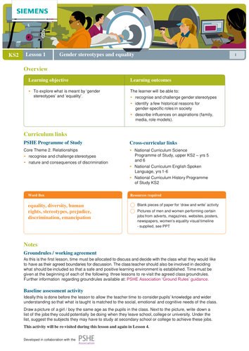 'Girls in STEM' KS2 Siemens Education | Teaching Resources