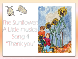 "The Sunflowers". Mini musical Age 5 to 8. Spring to harvest | Teaching ...