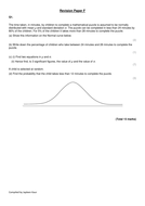 Edexcel Statistics S1 - Revision Papers | Teaching Resources