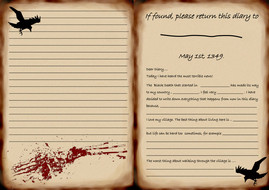 Black Death Diary | Teaching Resources