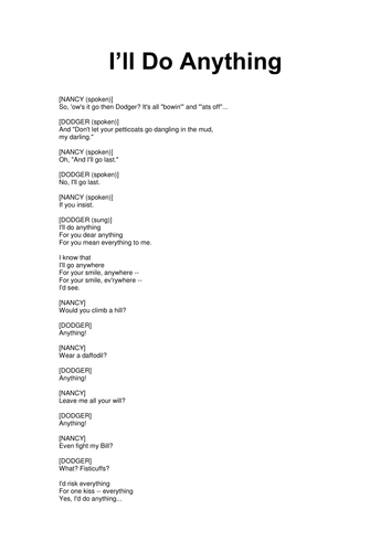 Oliver Twist Playscript by mrichmond - Teaching Resources - TES