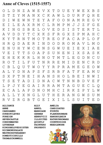 The Tudors Word Search Pack | Teaching Resources