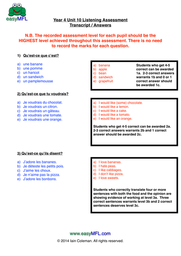 COMPLETE Year 4 French Course - easyMFL | Teaching Resources