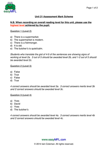 COMPLETE Year 6 French Course - easyMFL | Teaching Resources