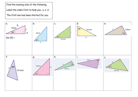 Intro to Trigonometry - Series | Teaching Resources