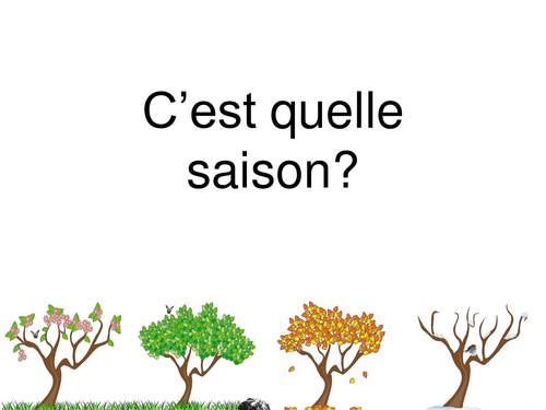 easyMFL Year 5 French Unit 18 "Les quatre saisons" SOL and Complete ...