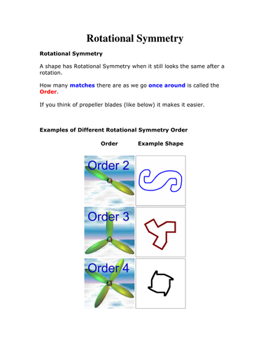 Rotational-Symmetry | Teaching Resources Rotational-Symmetry | Teaching Resources