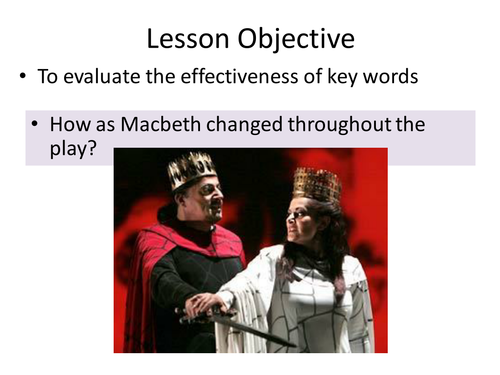 Year 8 Macbeth Unit | Teaching Resources