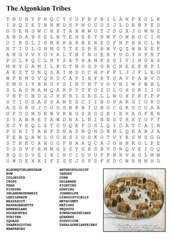 Native Americans Word Search Pack | Teaching Resources