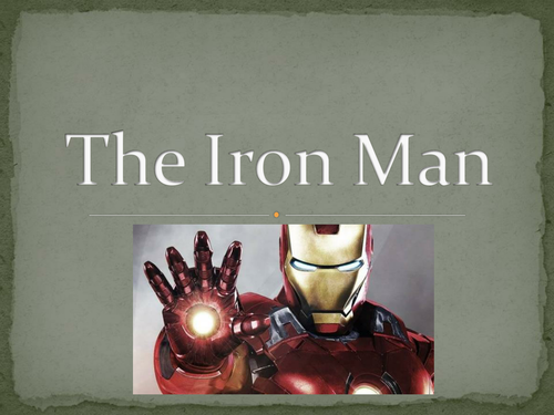 Iron Man Diary Task - before Iron Man fights the monster | Teaching ...