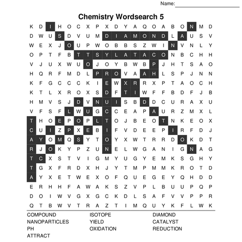 GCSE Chemistry Bumper Wordsearch Pack. 10 Wordsearches included with ...
