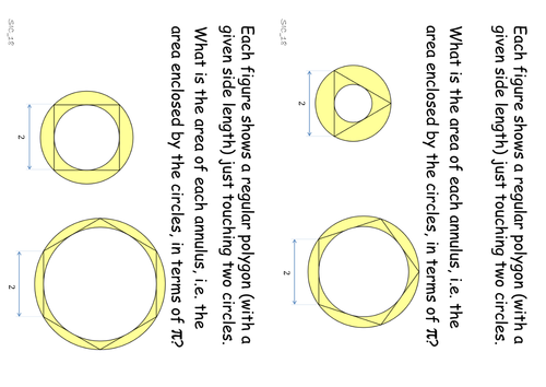 Something in Common 18: Polygon in Annulus | Teaching Resources
