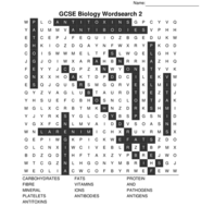 GCSE Biology Bumper Fun Wordsearch Pack. 10 Wordsearch Set included ...
