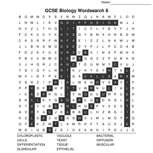 GCSE Biology Bumper Fun Wordsearch Pack. 10 Wordsearch Set included ...