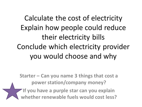 Calculating cost of electricity (games consoles) | Teaching Resources
