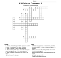 KS3 Science Bumper Fun Crossword Megapack. 10 Sets of 10 Included (with ...