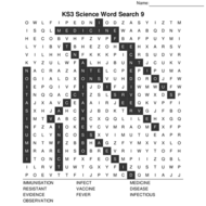 KS3 Science Bumper Fun Wordsearch Megapack. 10 Sets of 10 Included ...