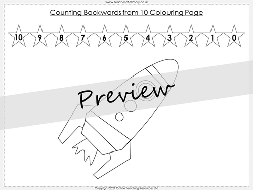 Counting Backwards From 10 - EYFS | Teaching Resources