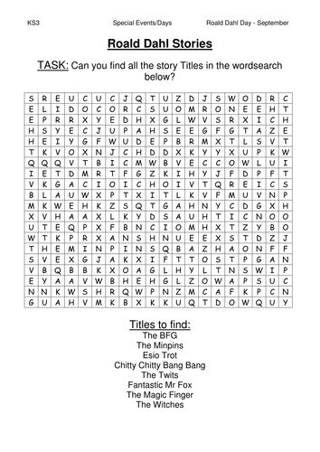 Roald Dahl Day - September | Teaching Resources