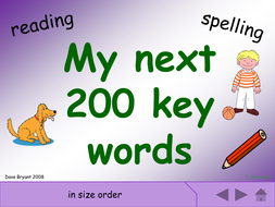 Letters & Sounds: First 100 & Next 200 High-frequency words: ppts ...