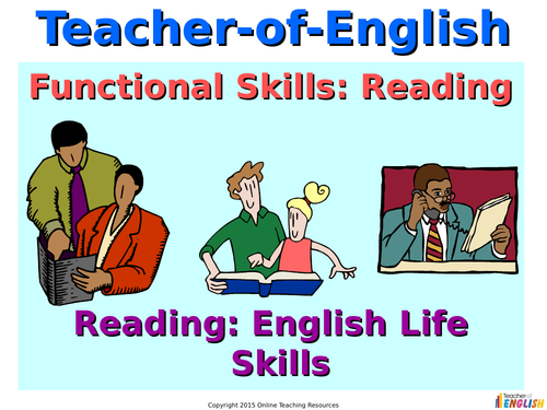 Functional Skills: Reading - PowerPoint presentation and worksheets ...