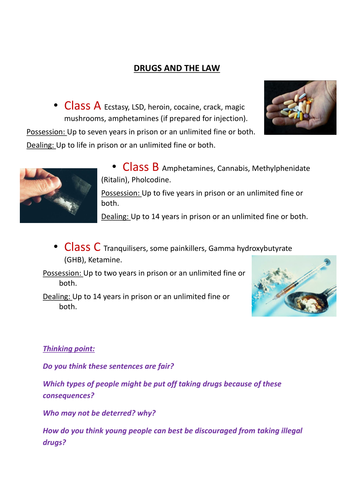 Yr 9 PSHE SOW on drugs | Teaching Resources