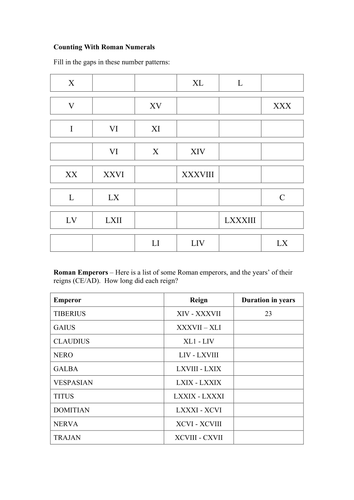 Maths KS2 Read Roman Numerals - presentation and lots of activities. by ... Maths KS2 Read Roman Numerals - presentation and lots of activities. by ...