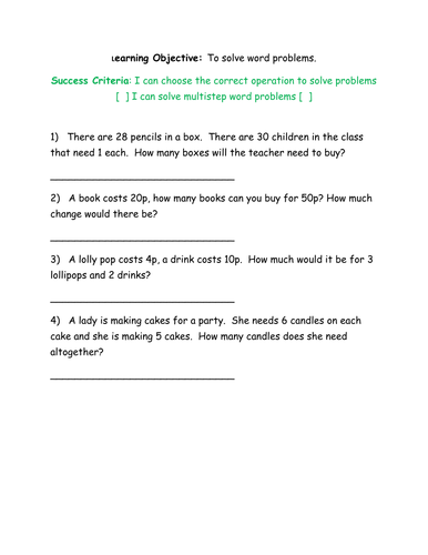 Problem solving | Teaching Resources