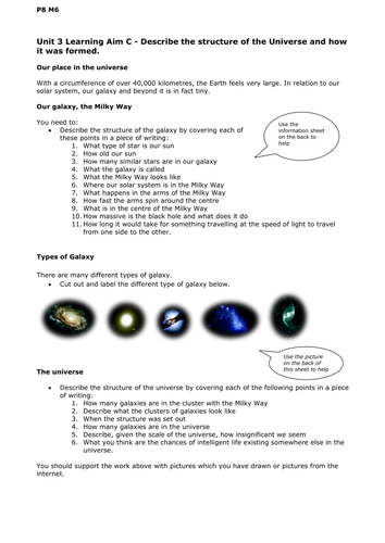 BTEC Level 2 (Principles) Unit 3: Energy and Our Universe | Teaching ...