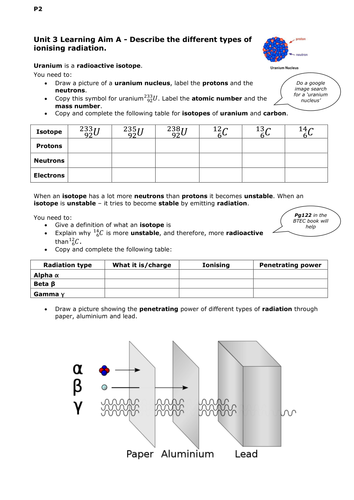 BTEC Level 2 (Principles) Unit 3: Energy and Our Universe | Teaching ...