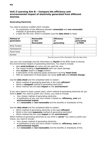 BTEC Level 2 (Principles) Unit 3: Energy and Our Universe | Teaching ...
