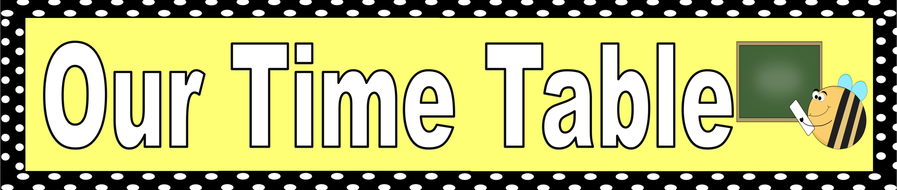 Bee Themed Visual Timetable Display by TheGingerTeacher - Teaching ...