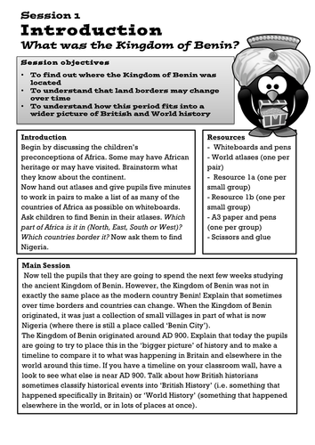 Benin Kingdom Planning Bundle KS2 | Teaching Resources