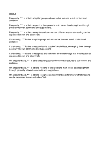 Reports- Bank of comments upper KS2 | Teaching Resources